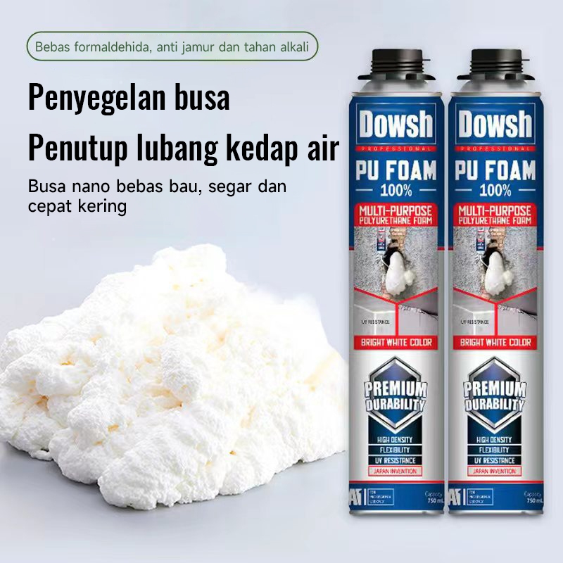 Jual PU Foam Sealant Spray 750ml Polyurethane Foam Busa Ekspansi Busa Semprotan Penyegel Tahan ...