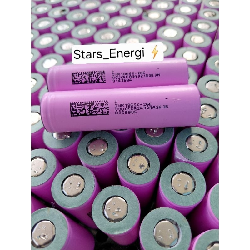 Jual Baterai Battery Batre Lithium Li lon 18650 DMEGC INR18650-26E2600mAh | Shopee Indonesia