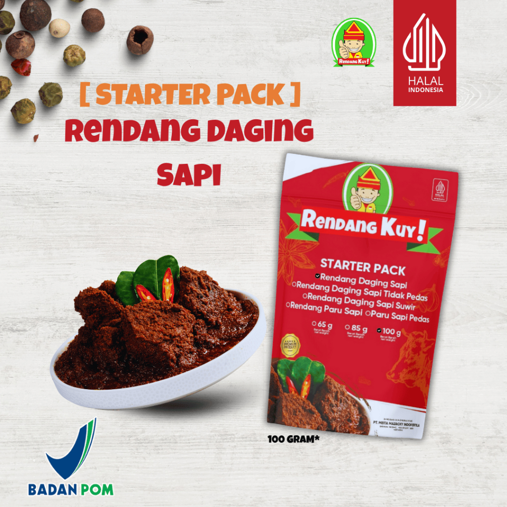 Jual Rendang Kuy! - Starterpack Rendang Daging Sapi 100 Gram | Shopee ...