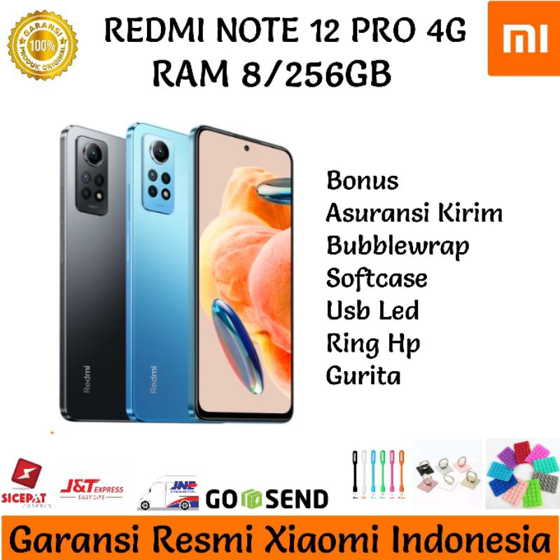 Jual XIAOMI REDMI NOTE 12 PRO 4G 8/256GB GARANSI RESMI XIAOMI INDONESIA ...