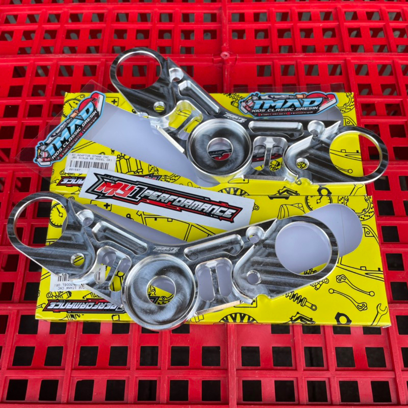 Jual plendes adaptor dudukan stang segitiga atas ninja rr pnp stang jrs ...
