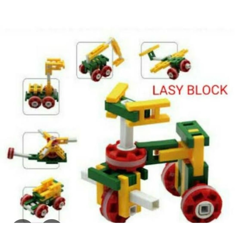 Jual MAINAN ANAK CREATIVE BLOCK LASY TAS / LASY BLOCK | Shopee Indonesia