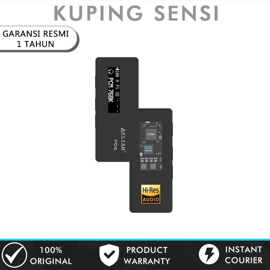 Jual Akliam PD6 ES9039Q2M DAC Chip USB Type C to 3.5mm / 4.4mm Adapter | Shopee Indonesia