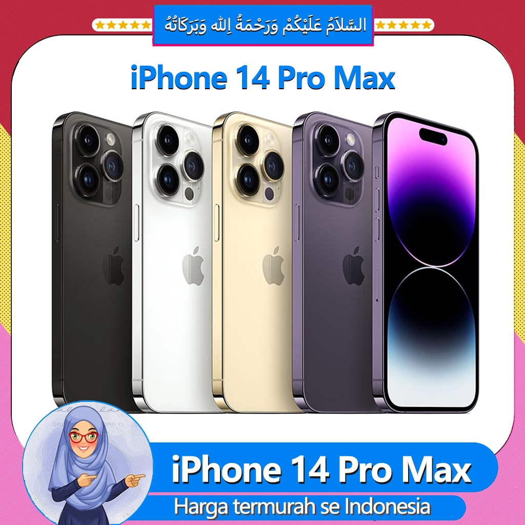 Jual iphone 14Pro Max 128GB 512GB 256GB Second Original Mulus Harga termurah se Indonesia ip14pm ...