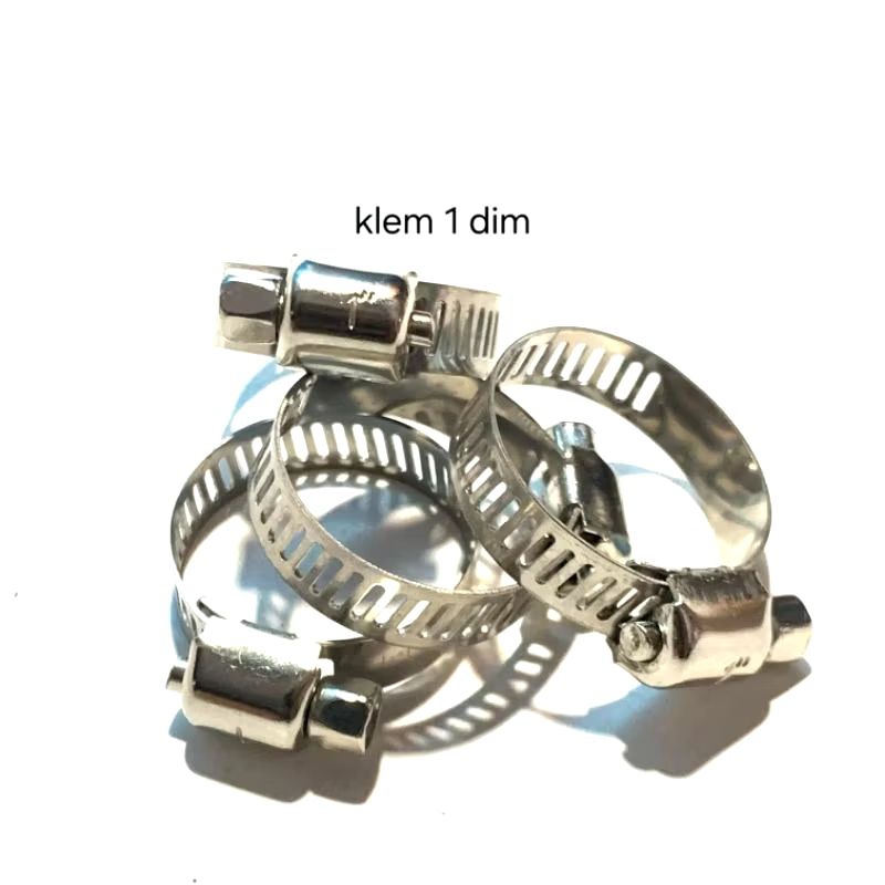 Jual Hose Clamp klem Selang 1 Inch 1" Stainless Steel Anti Karat / Hose ...