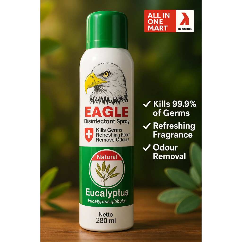 Jual CAP LANG Eagle Eucalyptus Disinfectant Spray 280ml / CAPLANG Eagle ...