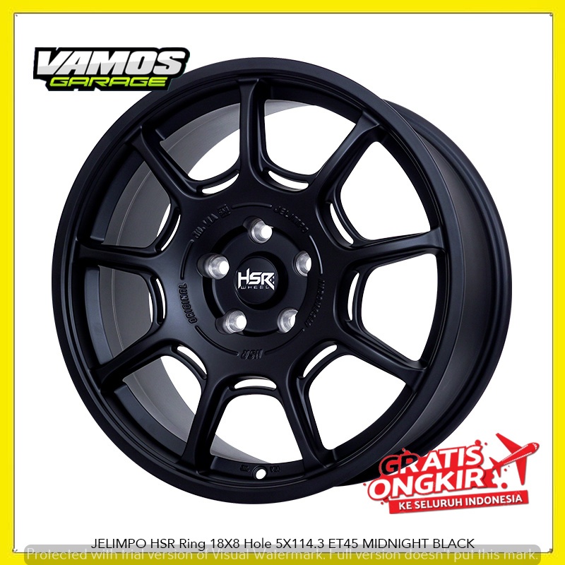 Jual VELG MOBIL MONOBLOCK RING 18 JELIMPO HSR R18 PELEK MOBIL UNTUK ...