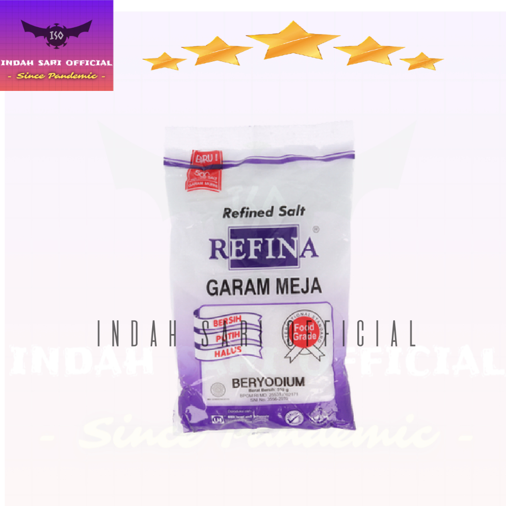 Jual Refina Garam Meja Murni 500g - Garam Dapur Halus Berkualitas ...