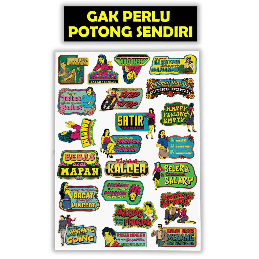 Jual Stiker Motor Klasik | Vintage | Retro | Jadul | Shopee Indonesia