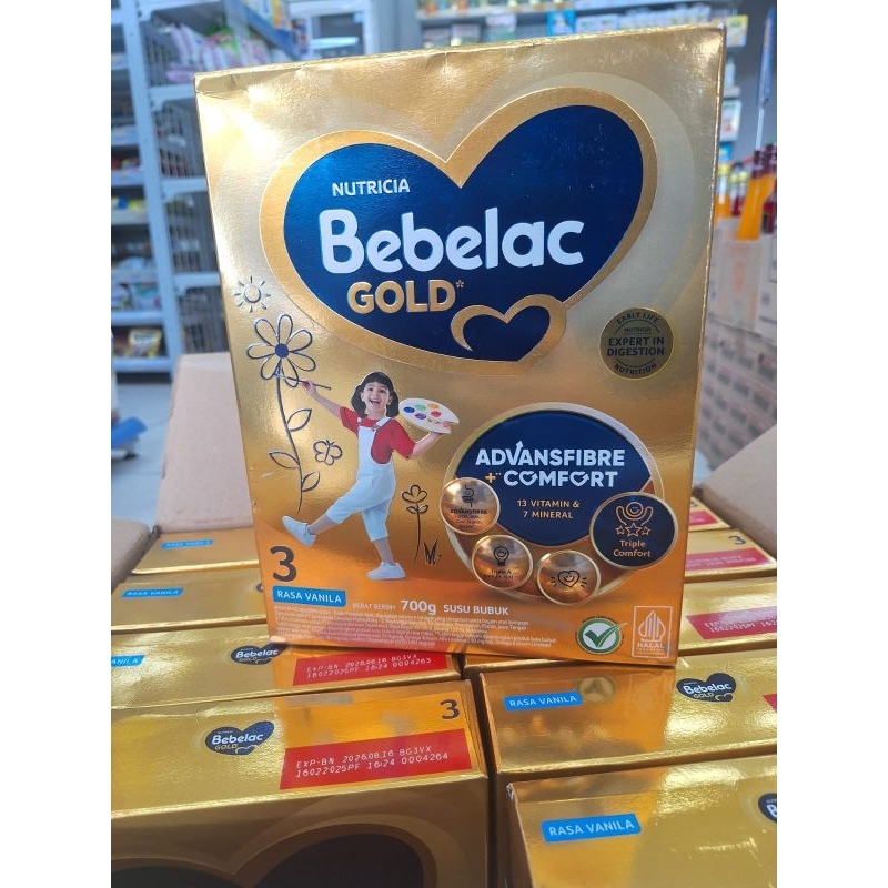 Jual BEBELAC GOLD 3 700GR + BOX | Shopee Indonesia