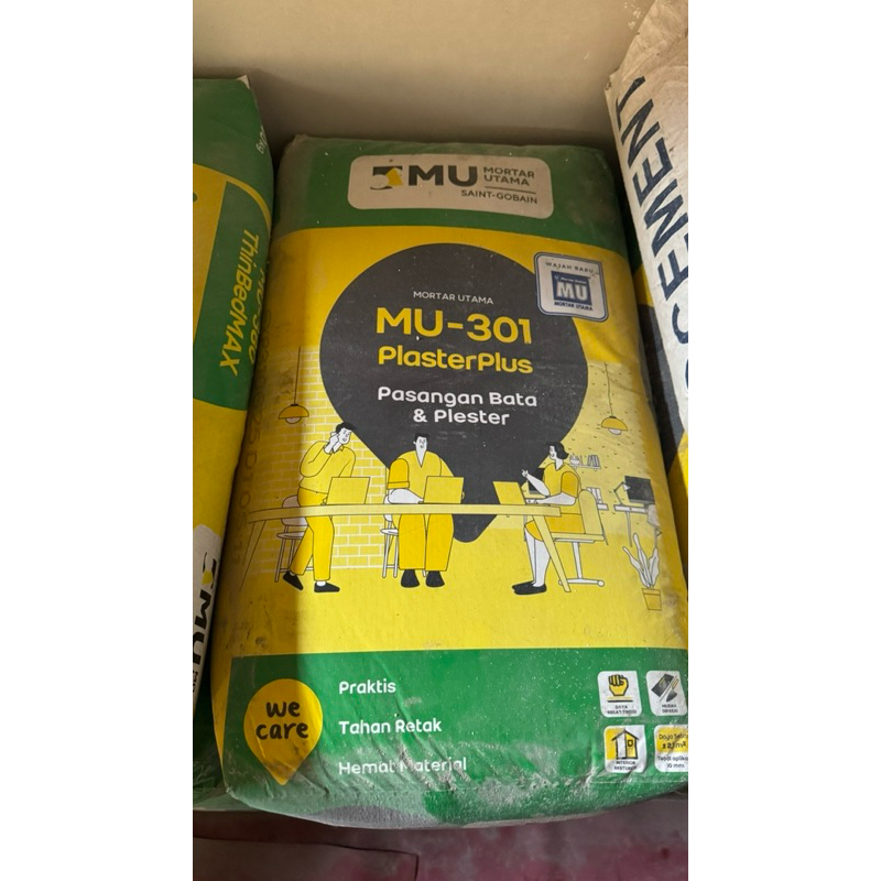 Jual MU 301 mortar lem bata plester | Shopee Indonesia