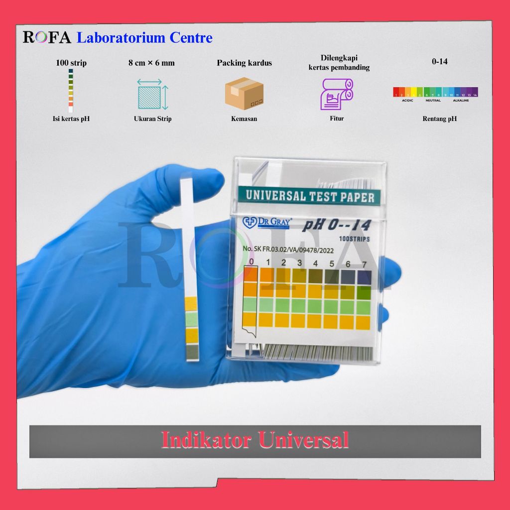Jual Indikator Universal / Universal Indicator / Kertas pH / pH Paper ...