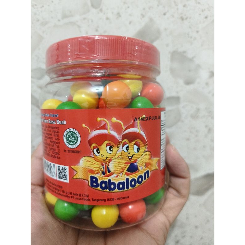 Jual Permen Karet Jadul Babaloon Kemasan Toples 287 Gram | Shopee Indonesia