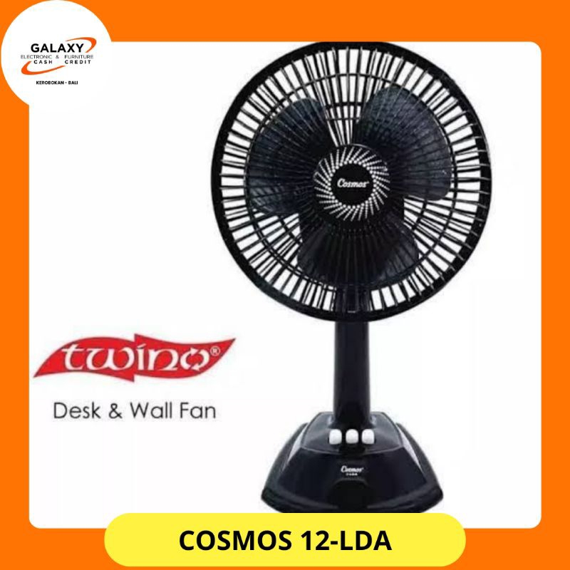 Jual COSMOS Kipas angin Meja Desk Fan Cosmos 12-LDA TWINO 12inch ...