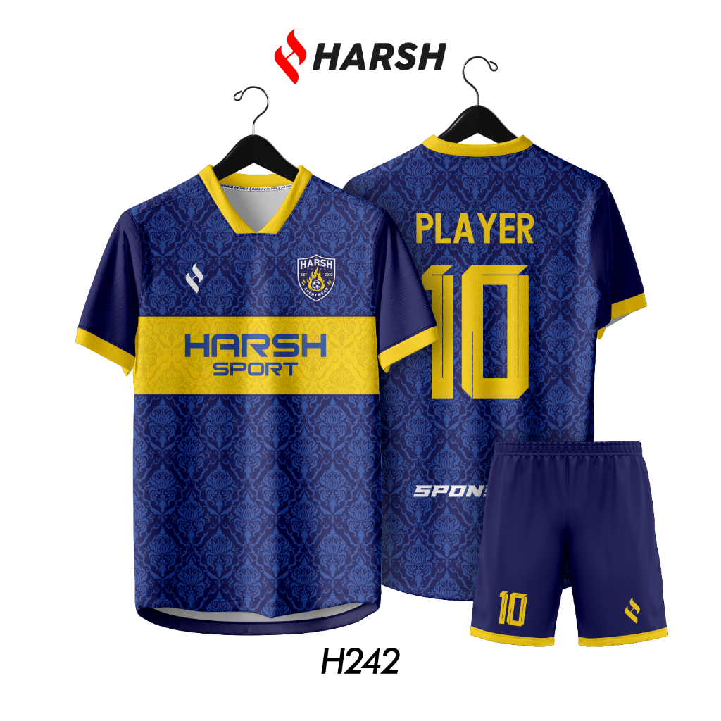 Jual JERSEY BAJU FUTSAL / SEPAKBOLA FULL PRINTING BEBAS CUSTOM DESIGN FREE NAMA DAN NOMOR ...