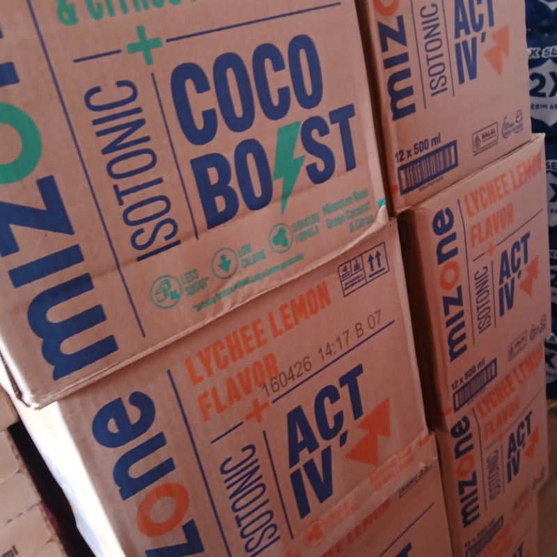 Jual MIZONE 1 Dus isi 12 Botol 500ml Minuman Isotonik Energi | Shopee ...