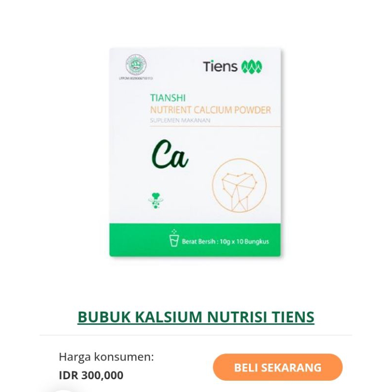 Jual Calcium Obat Patah Tulang Ampuh Peninggi Badan Nutrisi Tulang ...