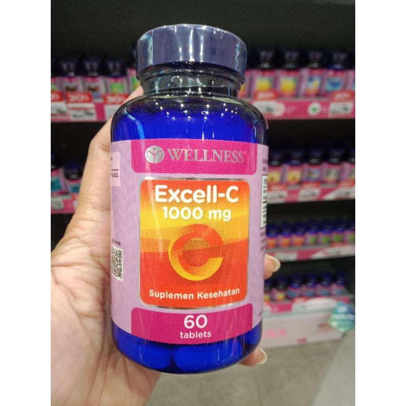 Jual Wellnes Excel C 1000mg 60 Tablet Vitamin C 1000mg - Wellness Excel ...
