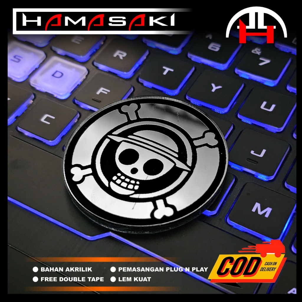 Jual EMBLEM LOGO ONE PIECE AKRILIK EMBLEM MOTOR ONE PIECE BUKAN STICKER ...