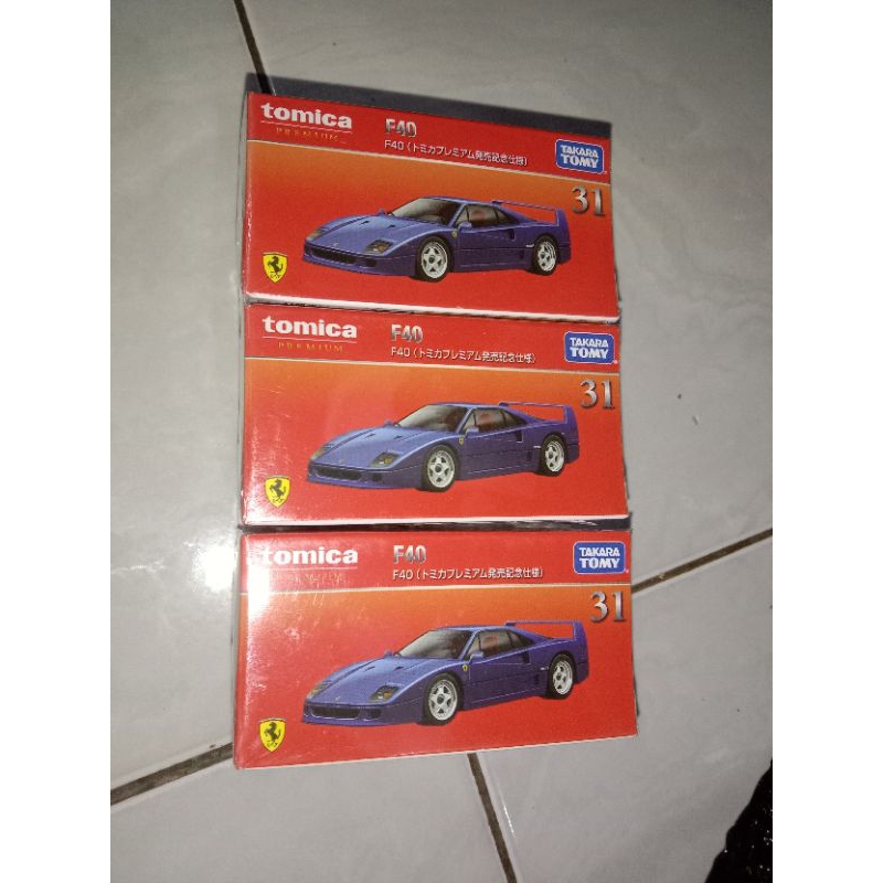Jual TOMICA PREMIUM FERRARI F40 BIRU | Shopee Indonesia