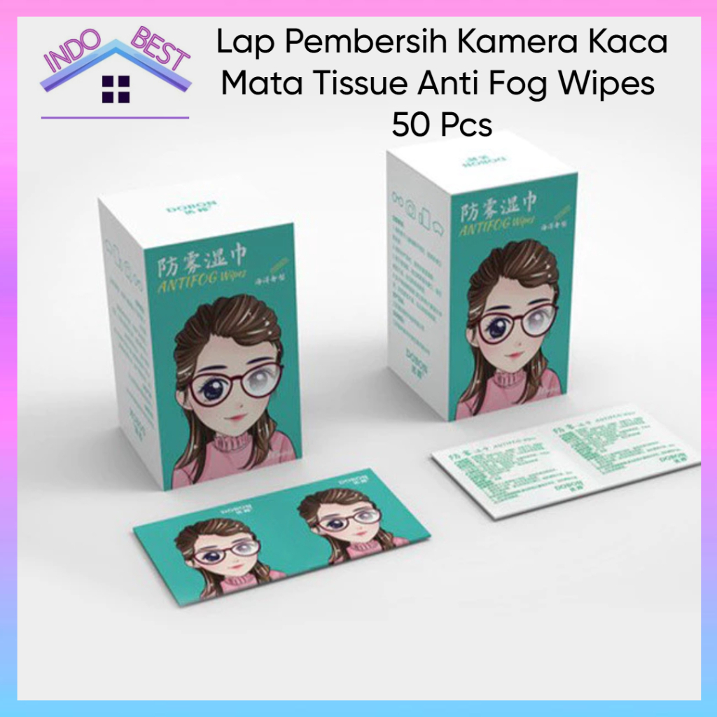 Jual Indoboss | Tisu Lensa Kacamata Anti Embun | Lap Pembersih Kamera ...