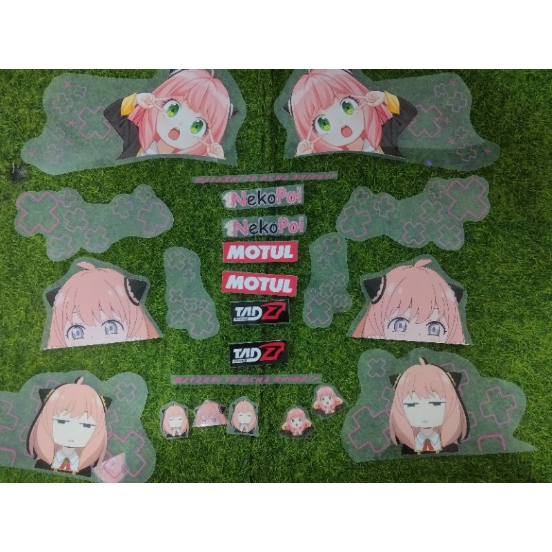 Jual Striping Sticker Transparan Yamaha NMAX New Copy Desaign Anime ...