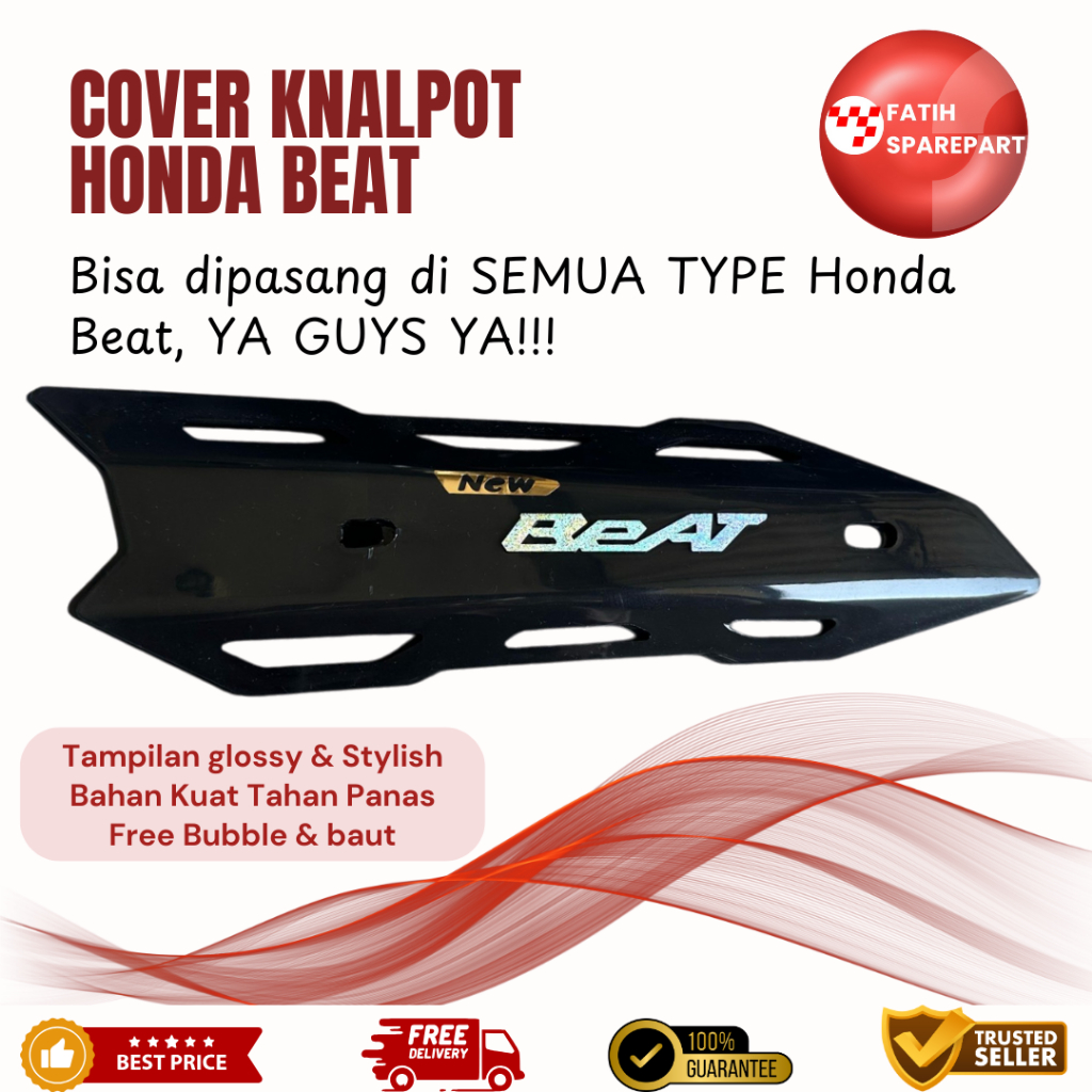Jual COVER TAMENG TUTUP KNALPOT HONDA BEAT UNIVERSAL NEW F1l STREET ESP ...