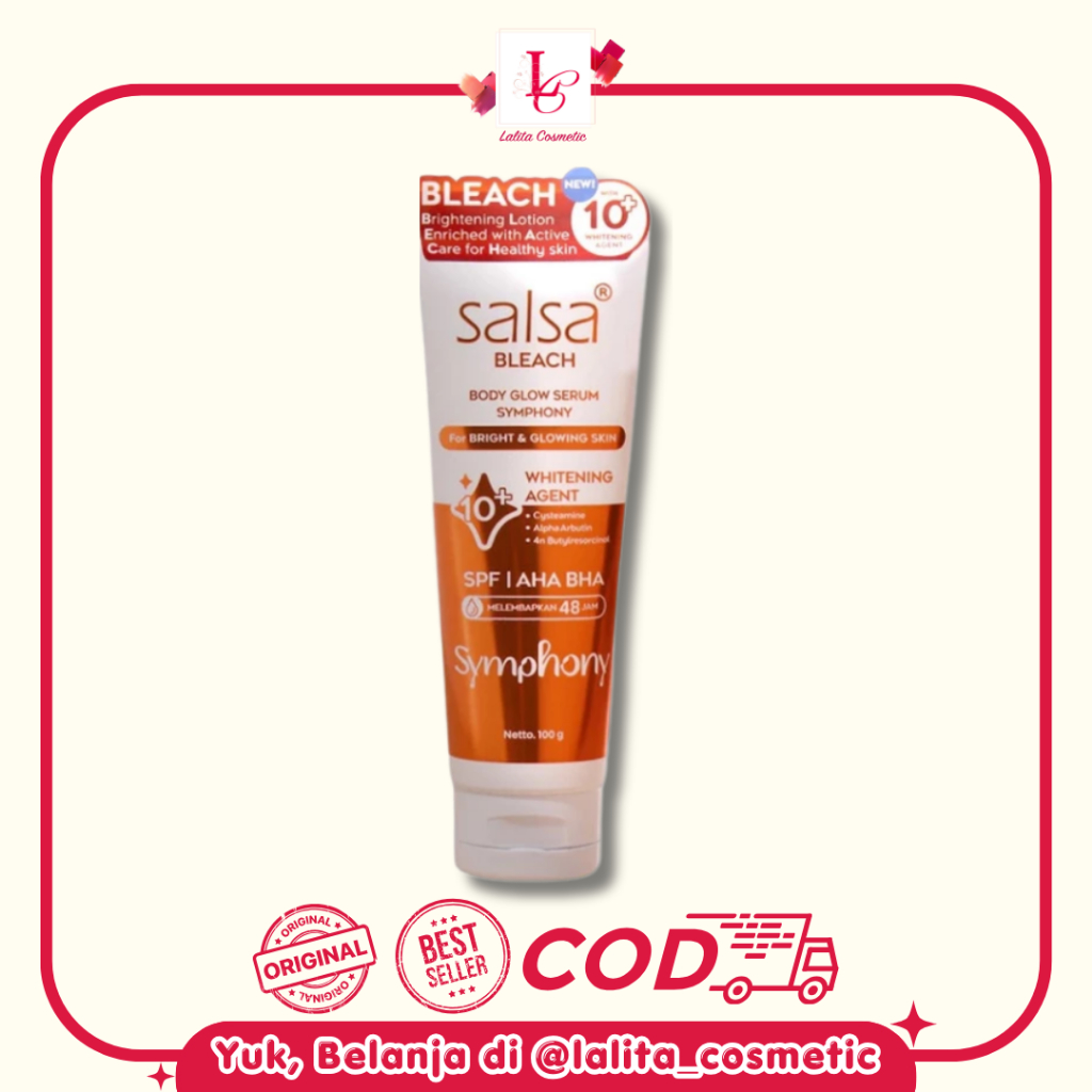 Jual SALSA Body BLEACH B.L.E.A.C.H - Body Glow Serum Symphony 100ml ...