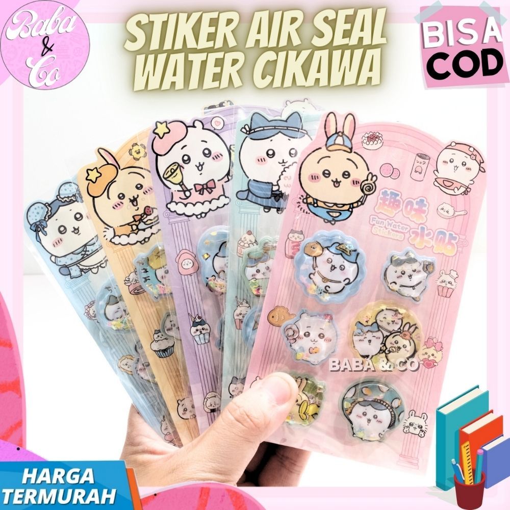 Jual STIKER CIKAWA WATER SEAL STICKER WATER SEAL 3D CIKAWA LUCU UNIK ...