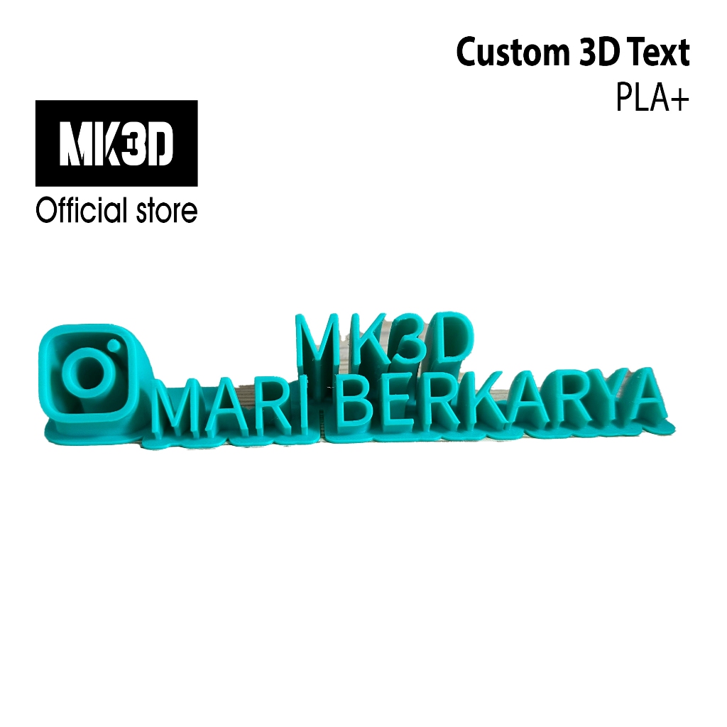 Jual Custom 3D Text printer 3D | Shopee Indonesia