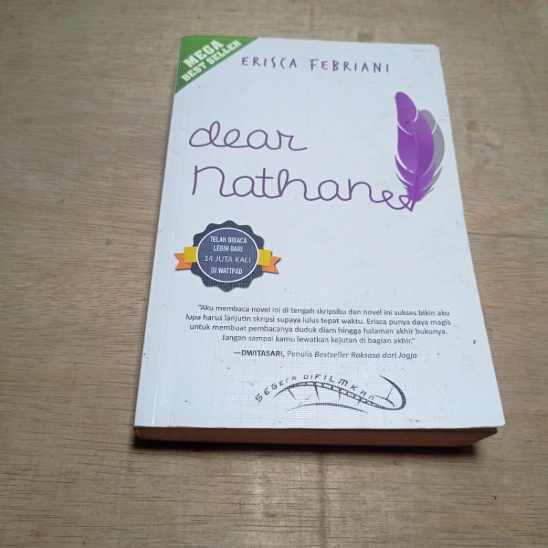 Jual Buku Dear Nathan Preloved Original | Shopee Indonesia
