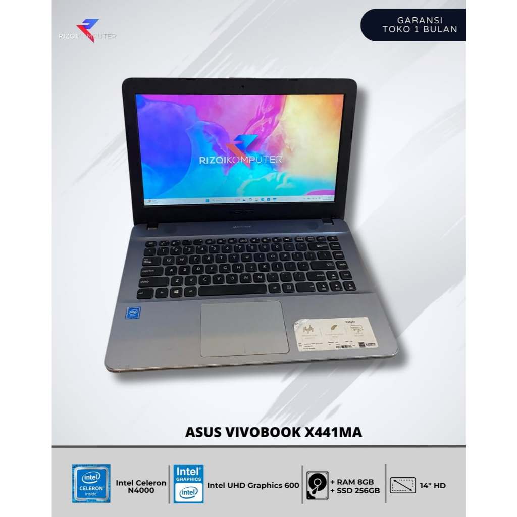 Jual Asus Vivobook X441MA Intel Celeron N4000 Ram 8GB SSD 256GB mlg ...