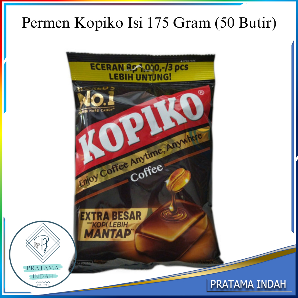 Jual Permen Kopiko Coffee Bag Isi 50 butir (175 Gram) Kembang Gula Rasa ...