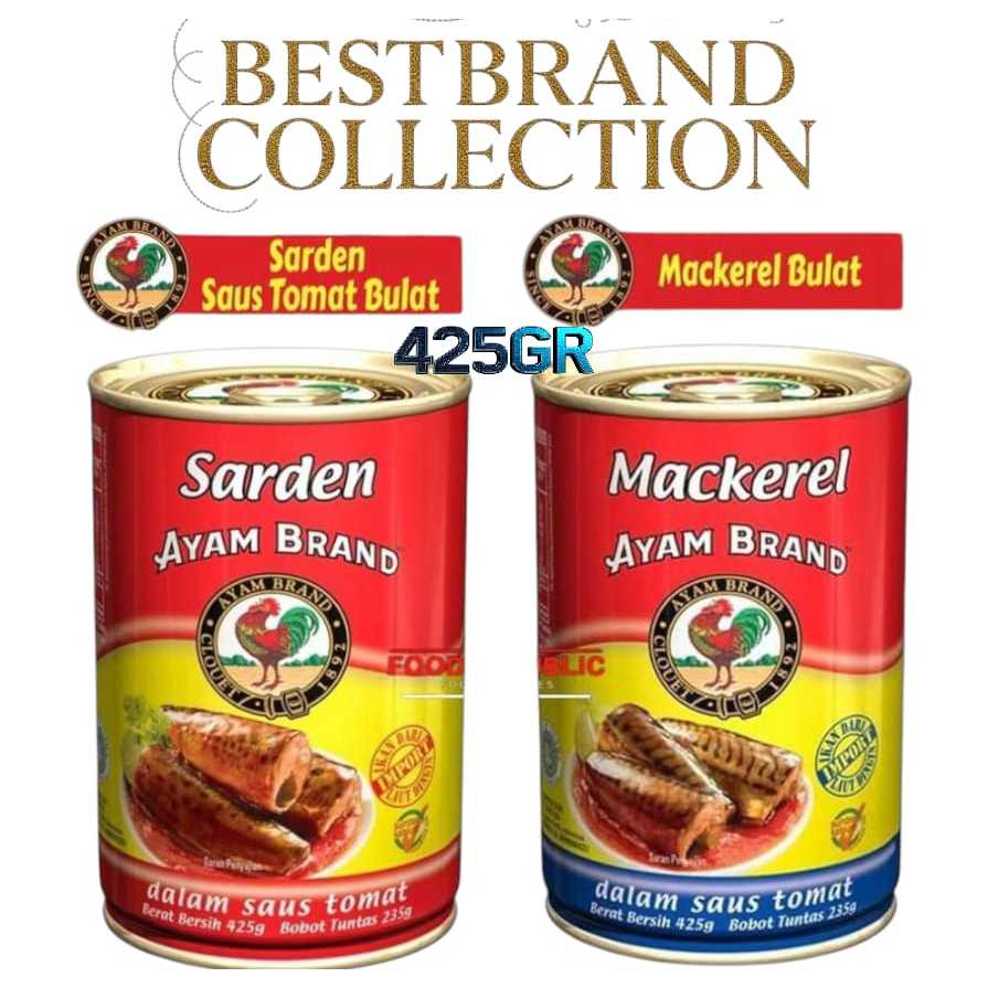 Jual Ayam Brand Mackerel – Ikan Makarel Kaleng | Praktis & Lezat ...