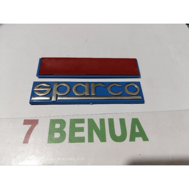Jual EMBLEM SPARCO TIMBUL CHROME UKURAN 10CM X 2.2CM UNIVERSAL MOBIL ...