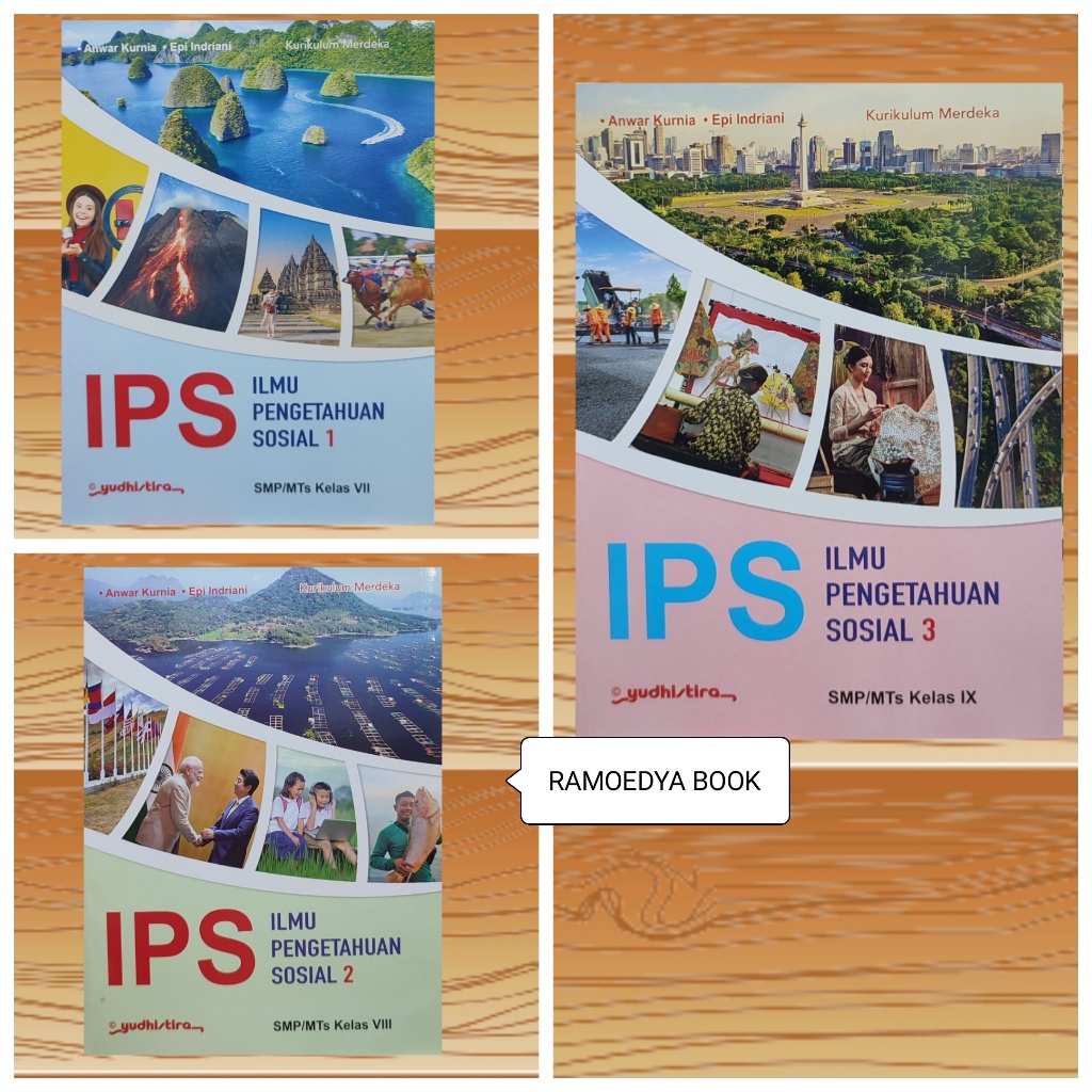 Jual Buku IPS Revisi SMP/MTs kelas 7,8,9 Kurikulum Merdeka Yudhistira ...