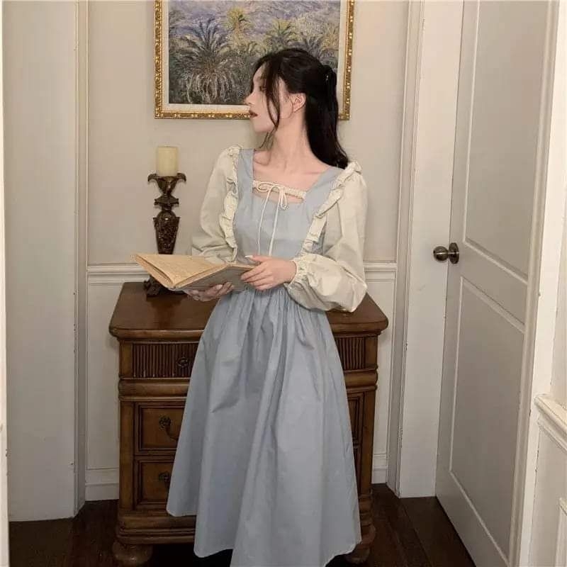 Jual Dress Vintage Noni Belanda Korea | Shopee Indonesia