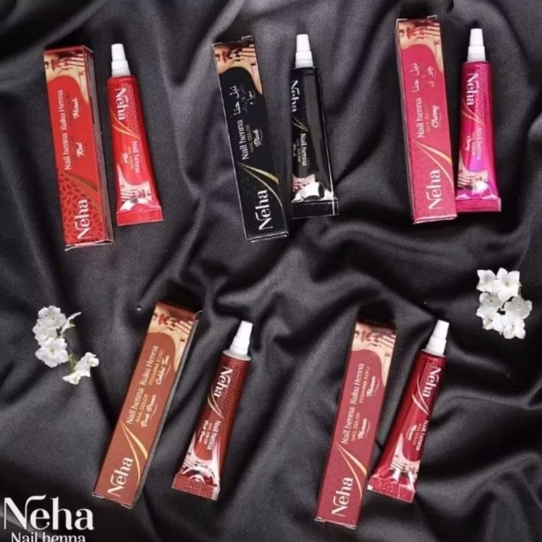Jual Neha Nail Art BPOM Hena Kuku Kualitas Premium Dari Bahan Herbal ...