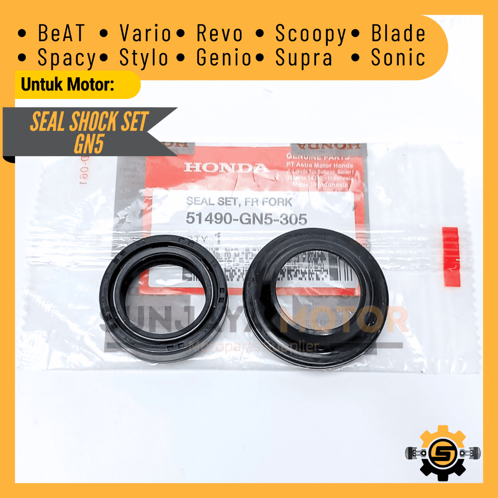 Jual Seal Shock Depan GN5 Karet Sil Sok Original Honda Beat FI Scoopy ...