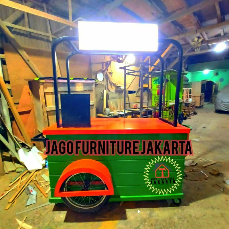 Jual gerobak kekinian, geroba bagus, gerobak simple | Shopee Indonesia