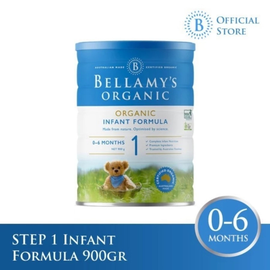 Jual Bellamy's Organic Milk Step 1 Infant Milk 900 gr (0-6 Months ...
