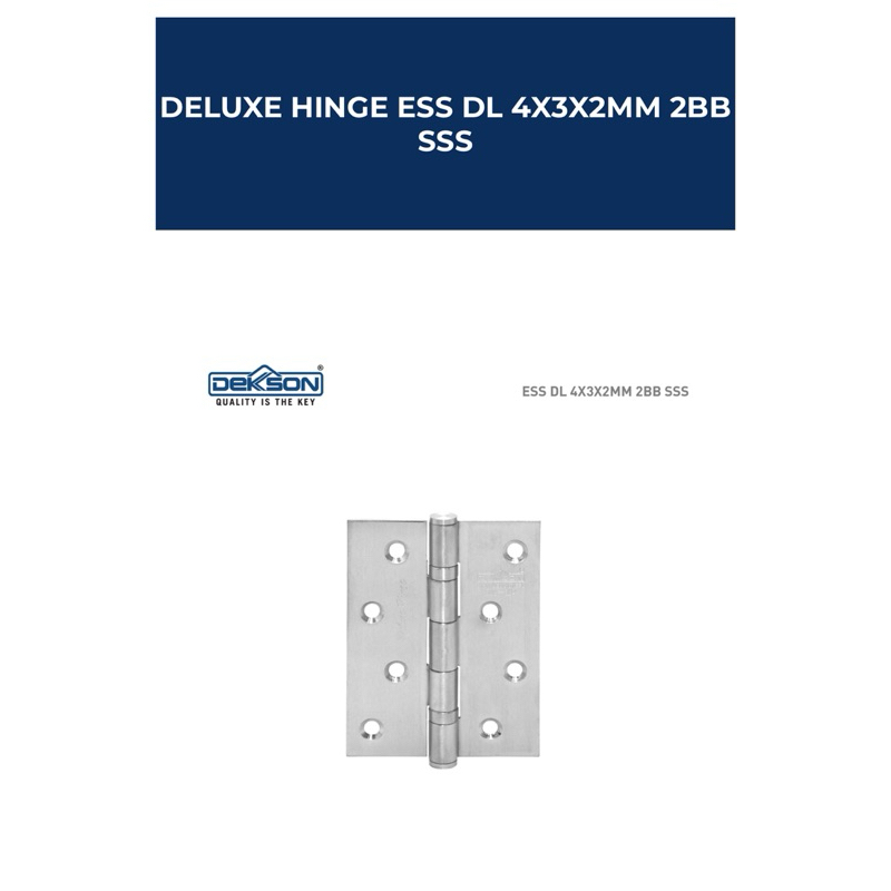 Jual DEKKSON DELUXE HINGE ESS DL 4X3X2MM 2BB SSS | Shopee Indonesia