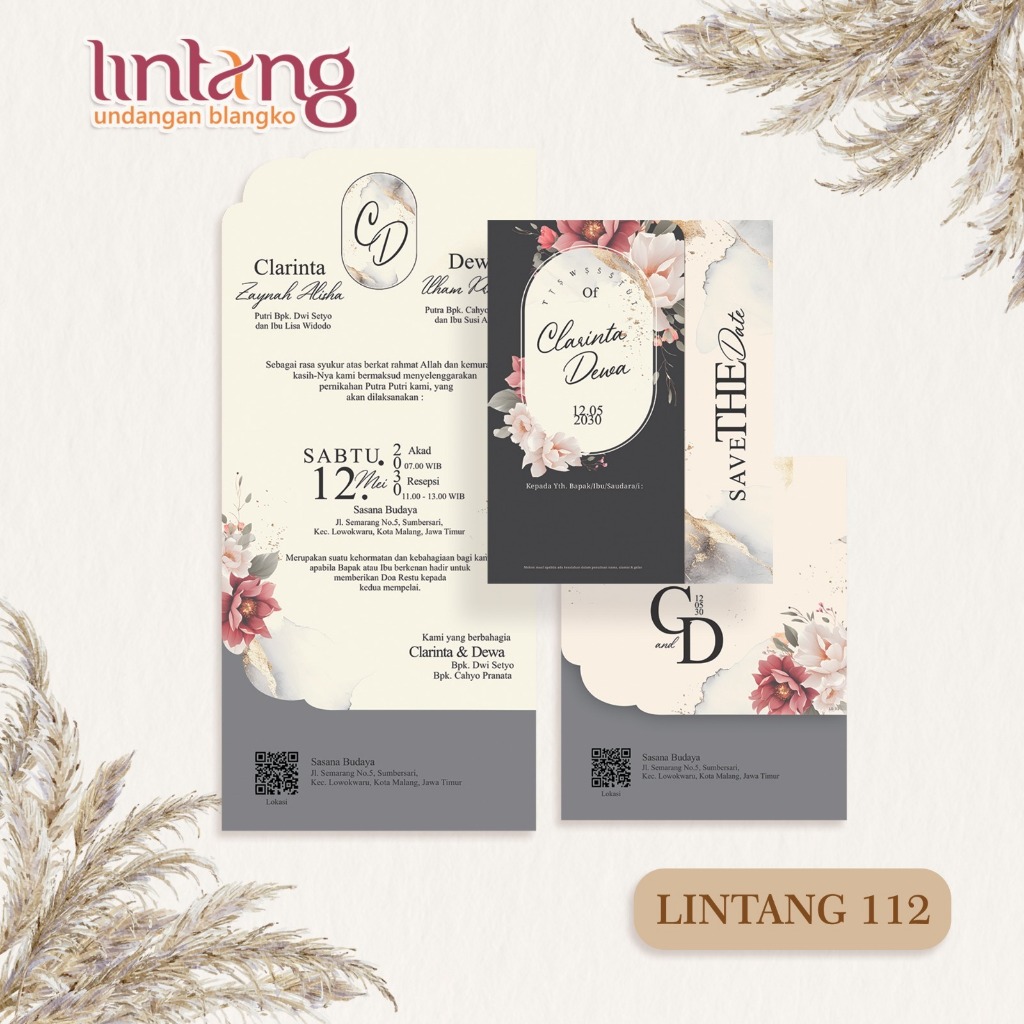 Jual LINTANG 112 Blanko Undangan | Undangan Murah | Blangko Undangan ...
