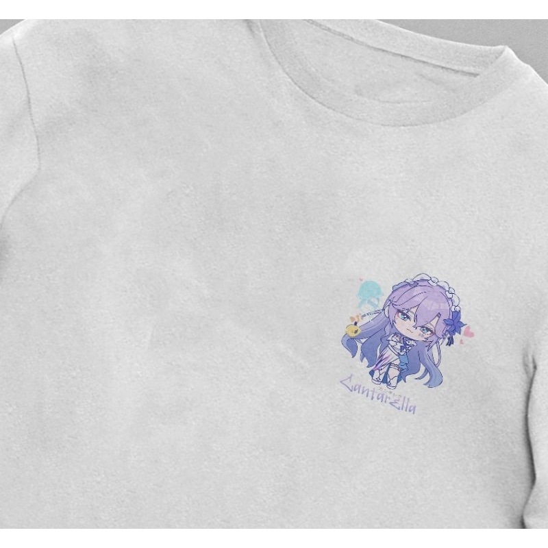 Jual Cantarella Wuthering Waves Chibi t-shirt - Kaos Cantarella Wuwa ...