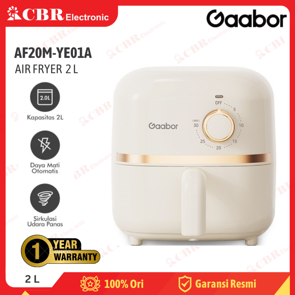 Jual AIR FRYER GAABOR AF20M-YE01A - 2L | Shopee Indonesia