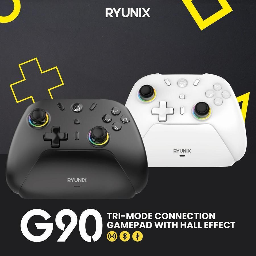 Jual Sades Ryunix G90 Gamepad Wireless Bluetooth 3 Mode Gaming Controller Hall Effect Joystick ...