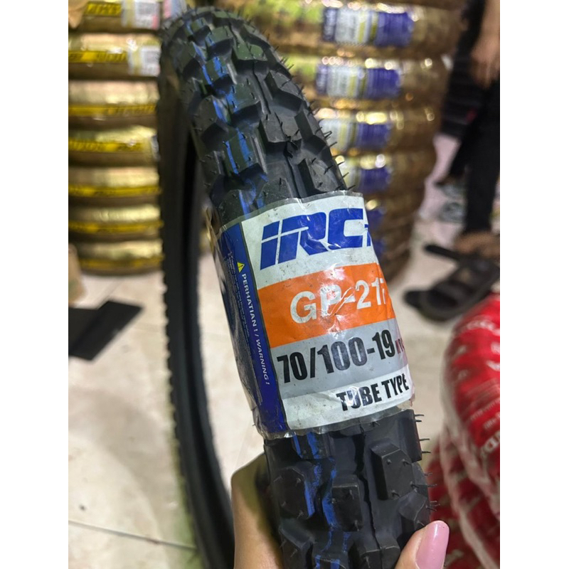 Jual BAN LUAR IRC TRAIL RING 19 DEPAN 70/100-19 GP-21F NON TUBLES ...