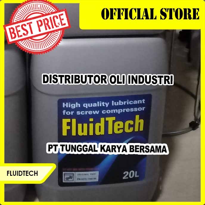 Jual FLUIDTECH OIL SCREW ( OLI SKREW KOMPRESOR ) | Shopee Indonesia