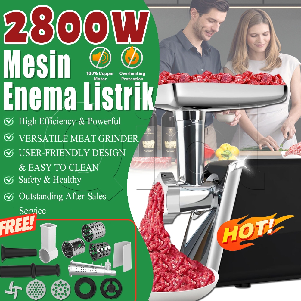 Jual Mesin Giling Penggiling Daging Meat Grinder 2800W 220V Dengan Daya ...