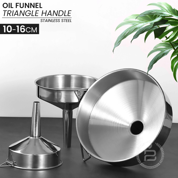 Jual Corong Stainless dengan gagang serbaguna tuang minyak garam kecap ...